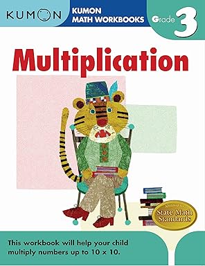 Kumon Math Workbooks: Multiplication - Grade 3 – Pupilio